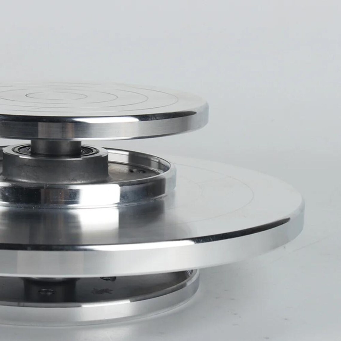 Aluminum Pottery Rotary Turntable, Double Sided, Durable Structure, for ...