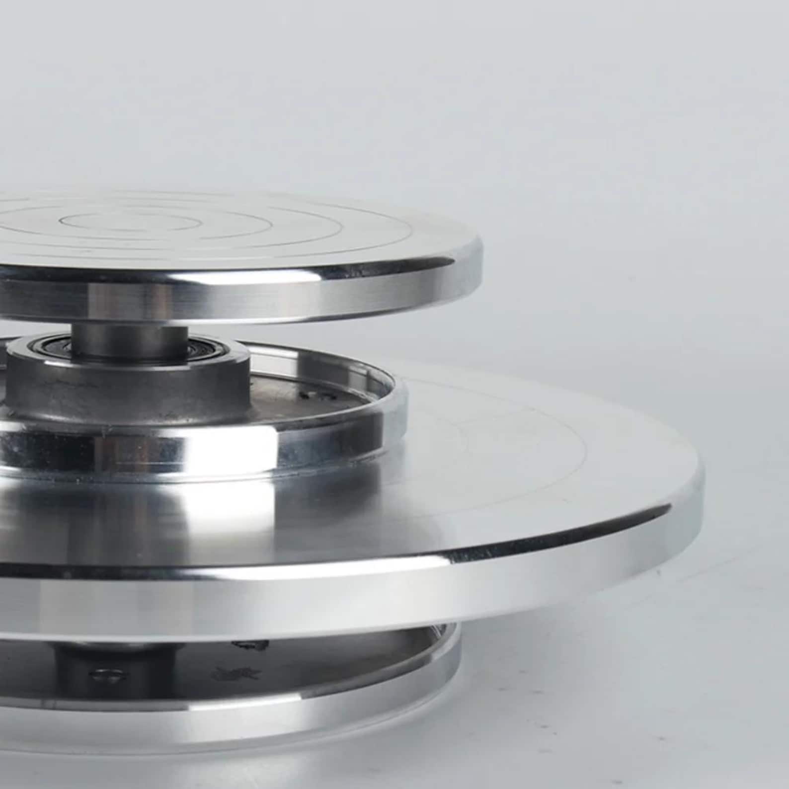 Aluminum Pottery Rotary Turntable, Double Sided, Durable Structure, for ...