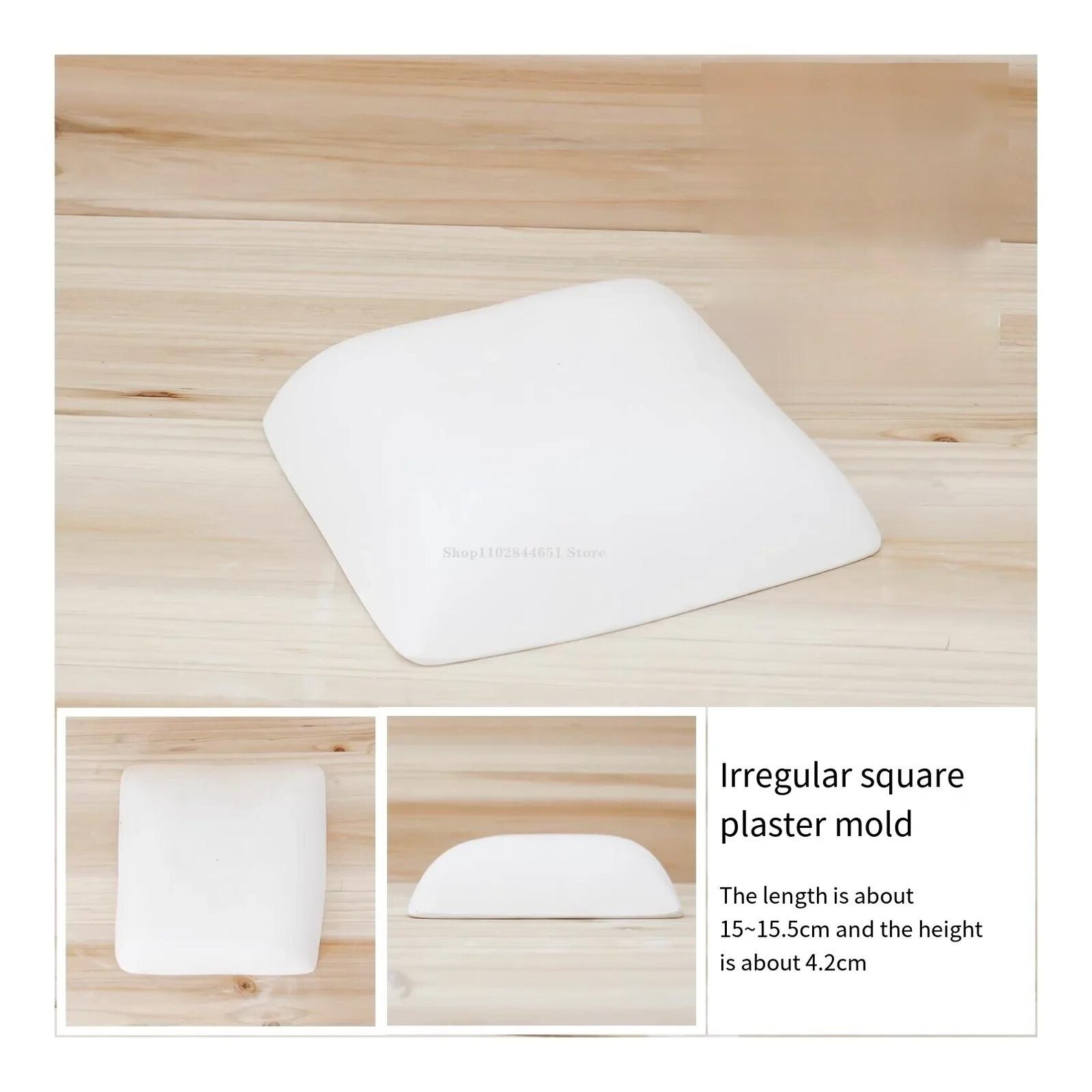 Gypsum Pottery Mold, Round, Triangle, Geometric, Long Service Life, for ...