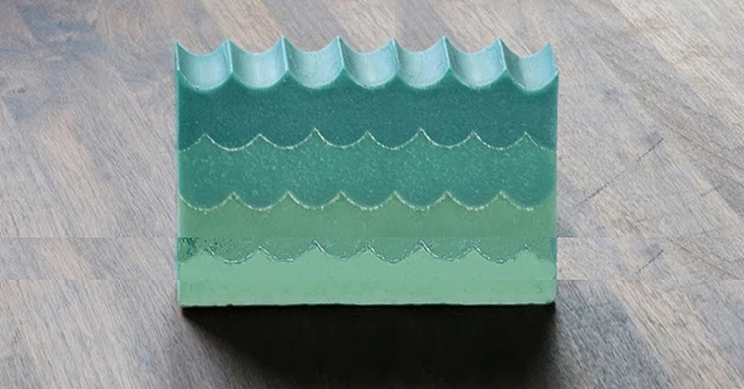 Acrylic Sea Wave Shape Soap Scraper, Clear, Smooth, Reusable Template ...