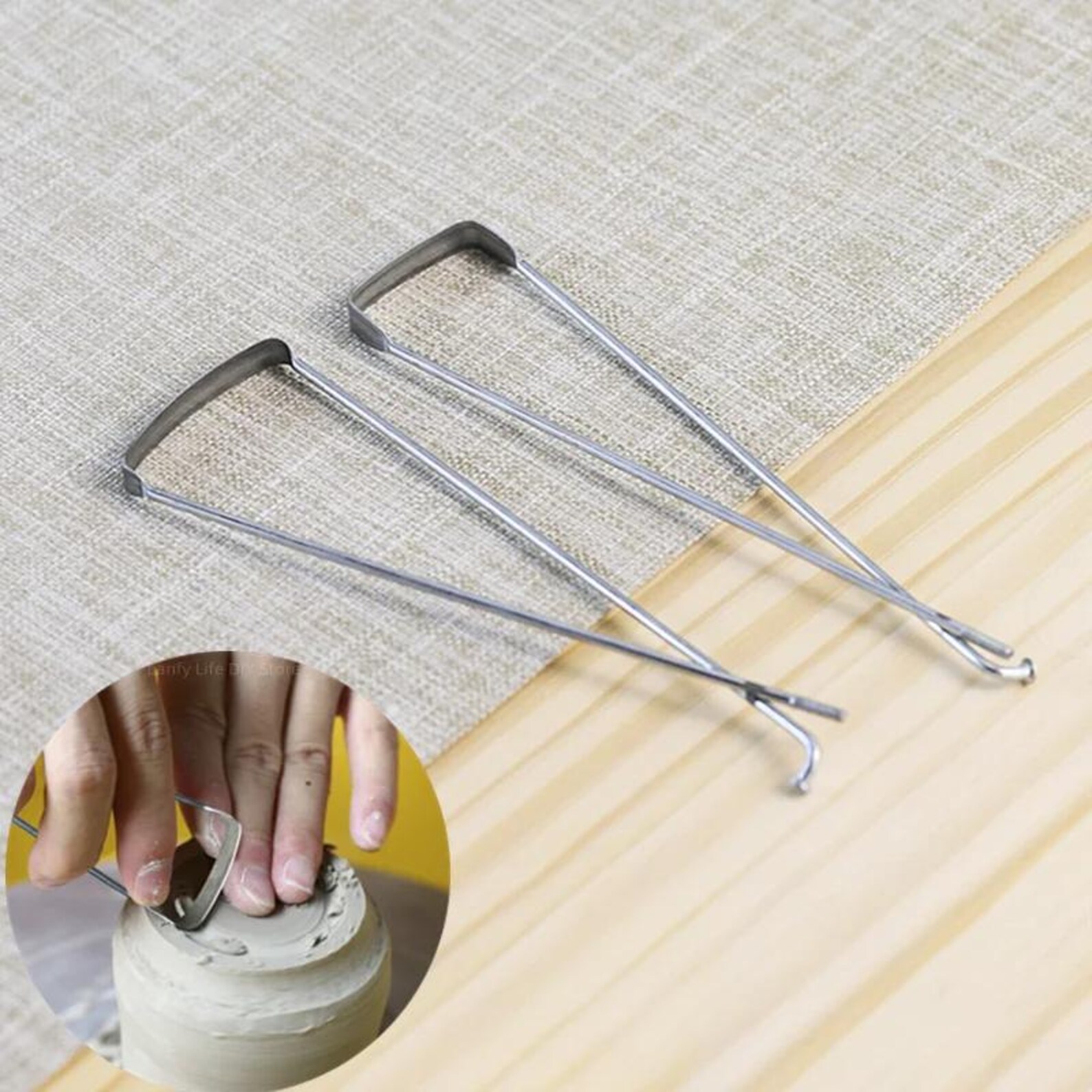 Metal Scrapping Clay Knife, Study Fork, Sharp, Widened Blade, for DIY ...