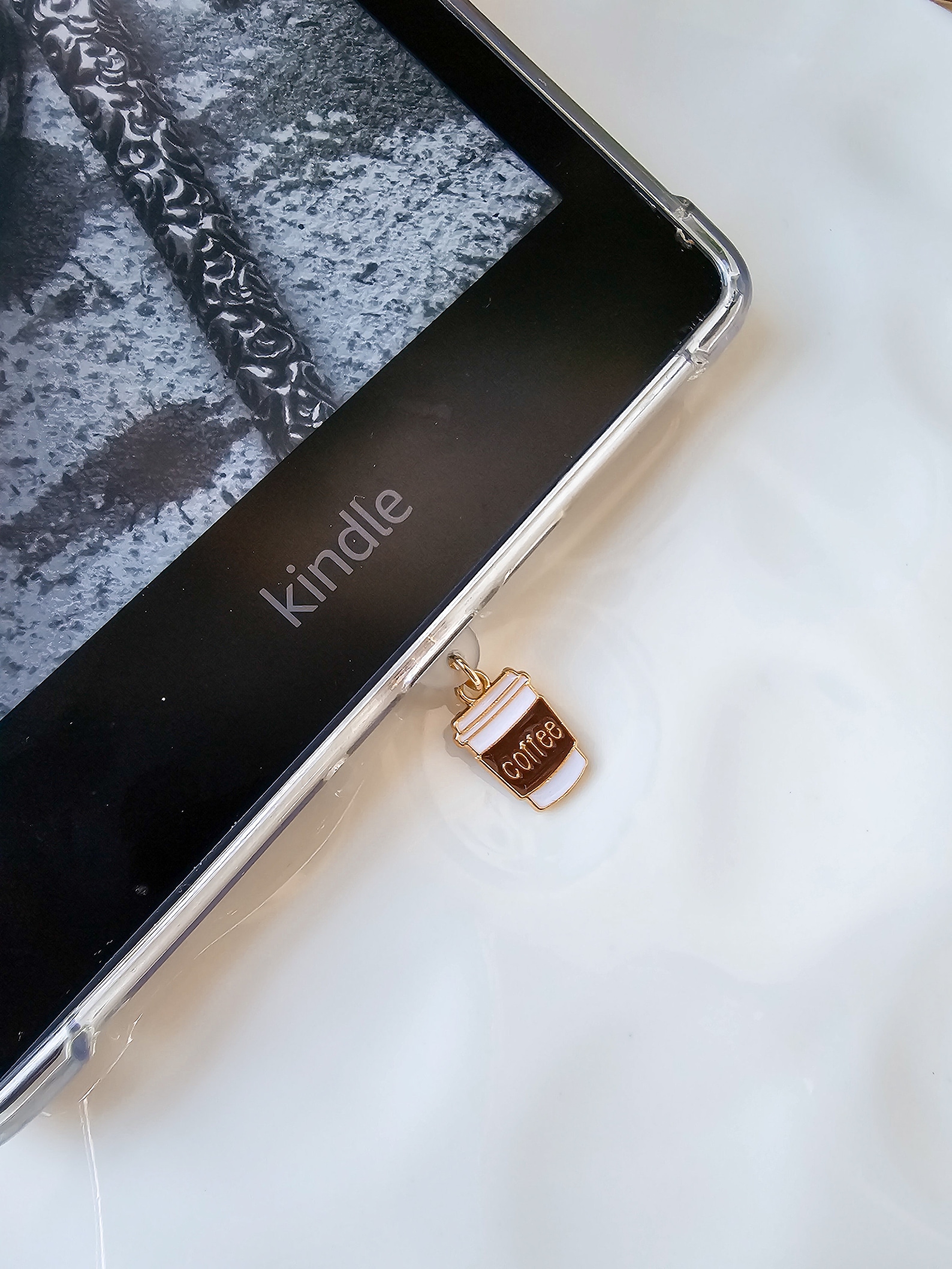 Coffee Kindle Charm USB Type-c Dust Plug Bookish Accessories - Etsy