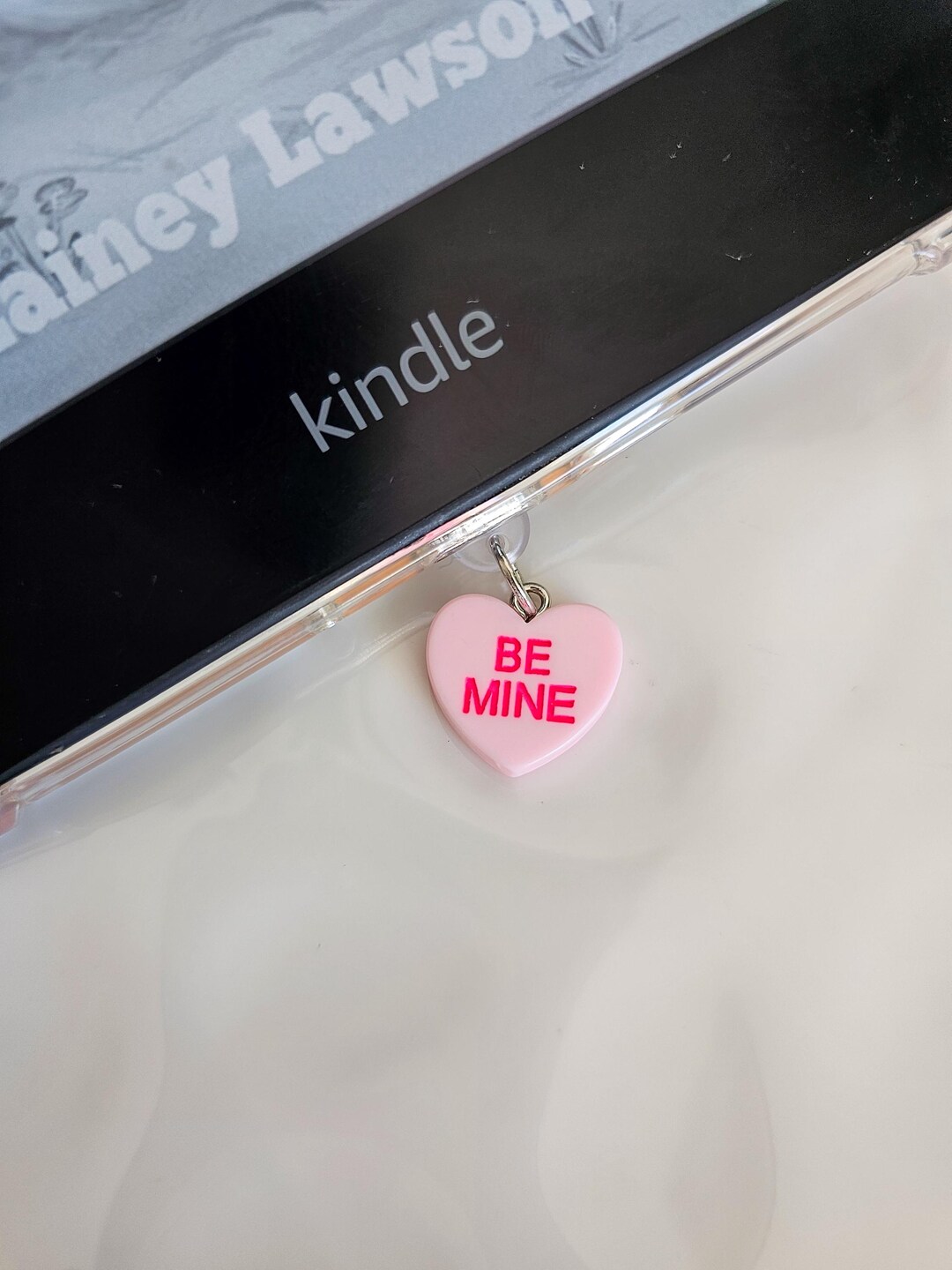 Candy Heart Dust Plug Charm, Kindle Charm, iPad Charm, Phone Charm ...
