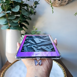 Butterfly Dust Plug Charm, Kindle Charm, iPad Charm, Phone Charm, Micro ...