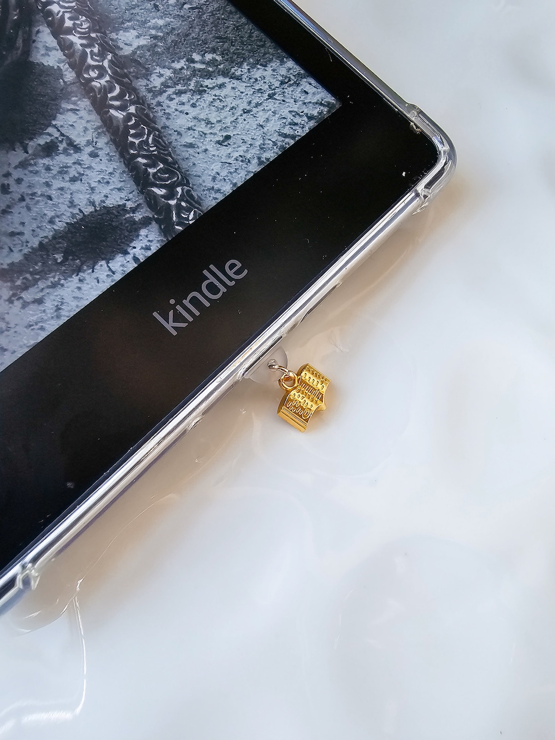 Book Dust Plug Charm, Kindle Charm, iPad Charm, Phone Charm, Micro-usb ...