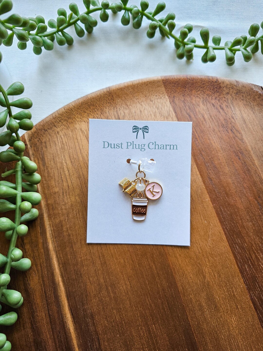 Coffee Cluster Dust Plug Charm, Kindle Charm, iPad Charm, Phone Charm ...