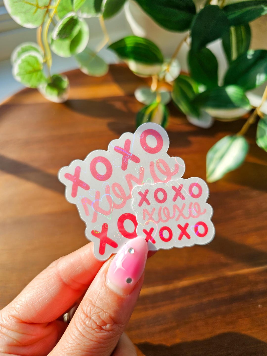 XOXO Sticker, Two Size Options, Holographic Stickers, Waterproof - Etsy