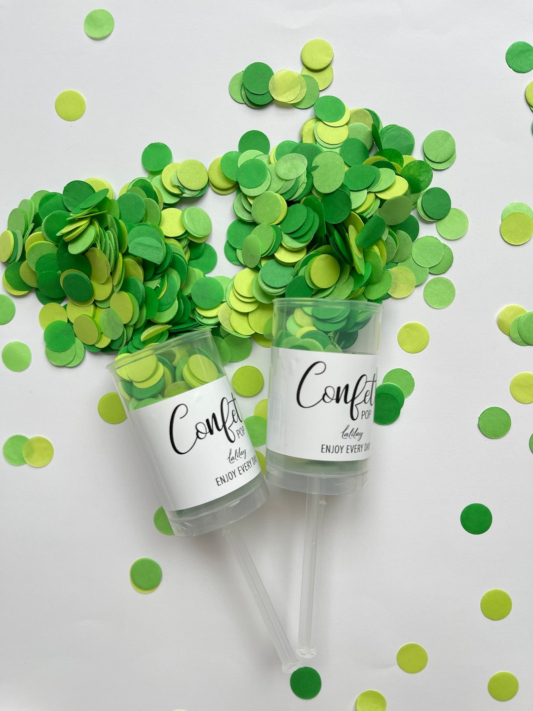 Green Wedding Confetti Popper, Wedding Exit Idea, Biodegradable Wedding ...