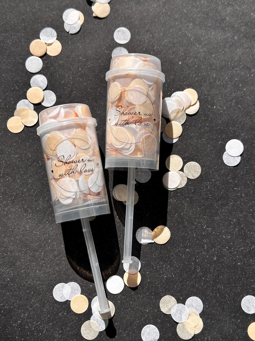 Confetti Poppers, Confetti Cannon, Custom Confetti Push Pops ...