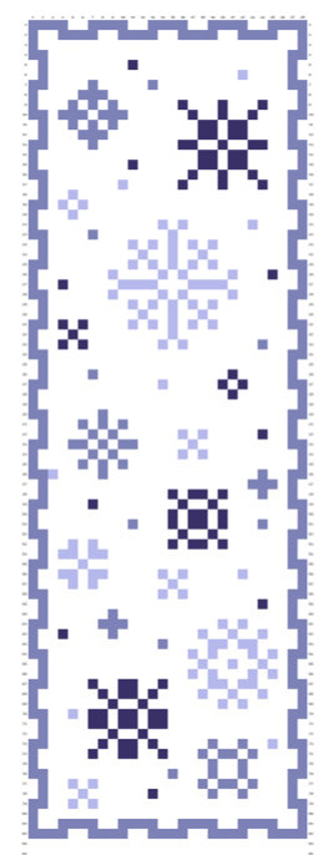 Snowflake Bookmark PDF - Etsy