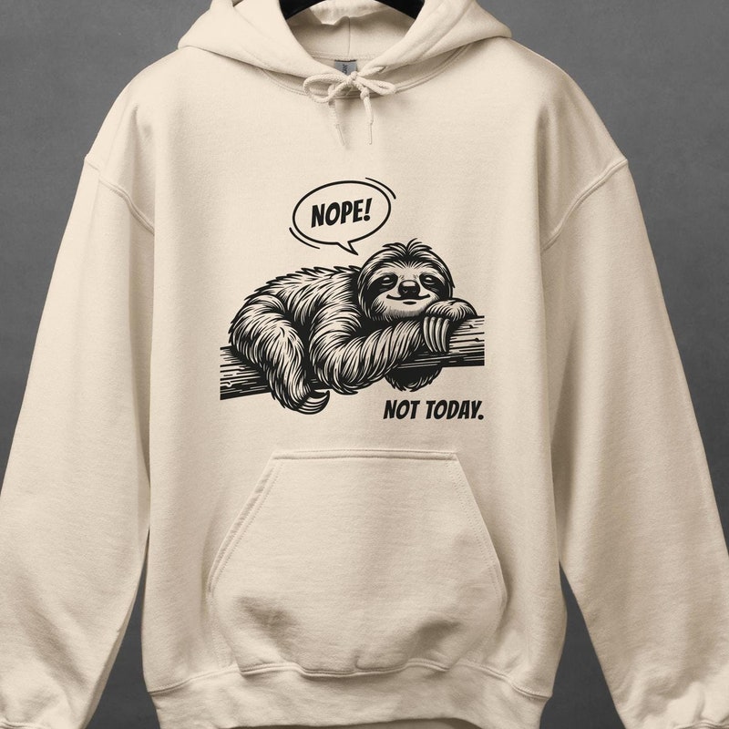 Sloth Hoodie - Etsy