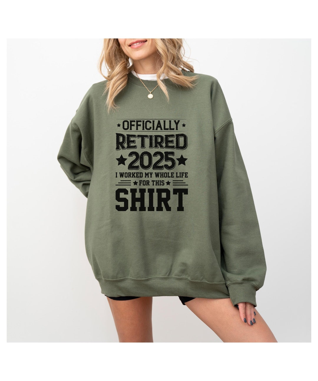 Retirement 2025 Shirt, Officially Retired Sweatshirt, Funny Retired ...