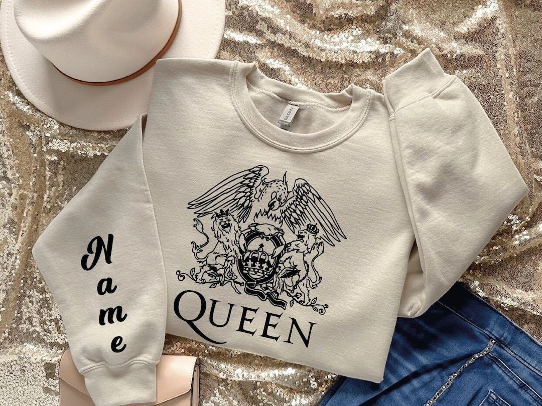 Freddie Mercury Queen Sweatshirt, Queen Sweatshirt With Name, Festival ...