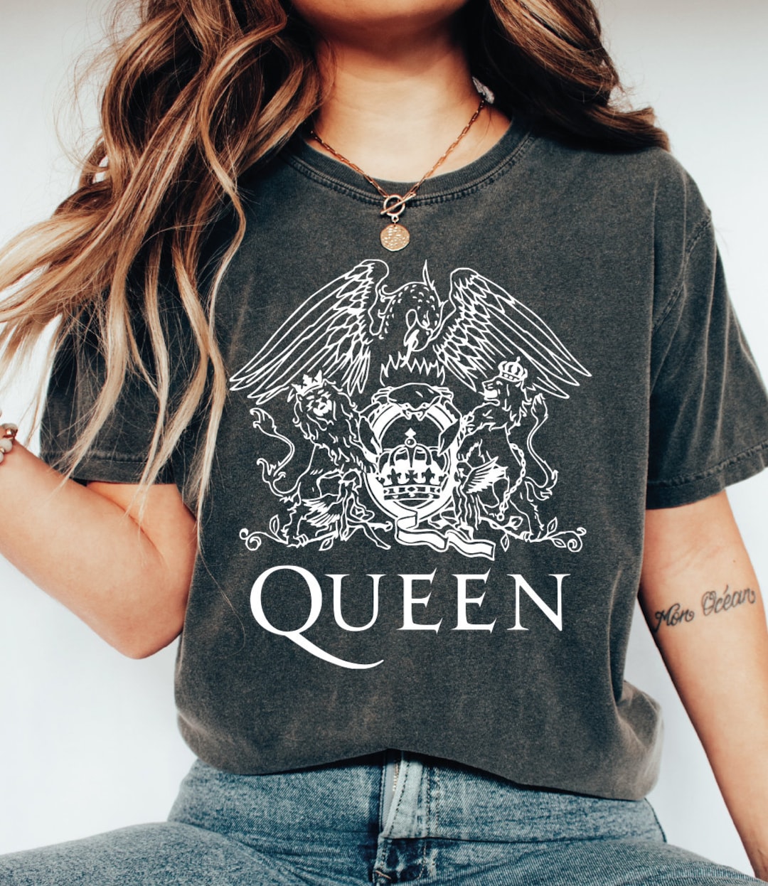 Queen Band T-shirt, Freddie Mercury Shirt, Festival Clothing Rock Band, 80s Nostalgia Vintage ...