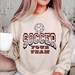 Custom Mascot Soccer Sweatshirt, Personalized Soccer Sweater, Soccer ...