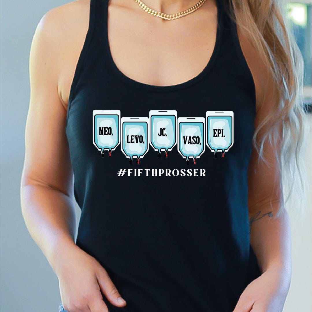 ICU Nurse Tank Top, Levo, Neo, Vaso, Epi Fifthpressor Tank Top for Her ...