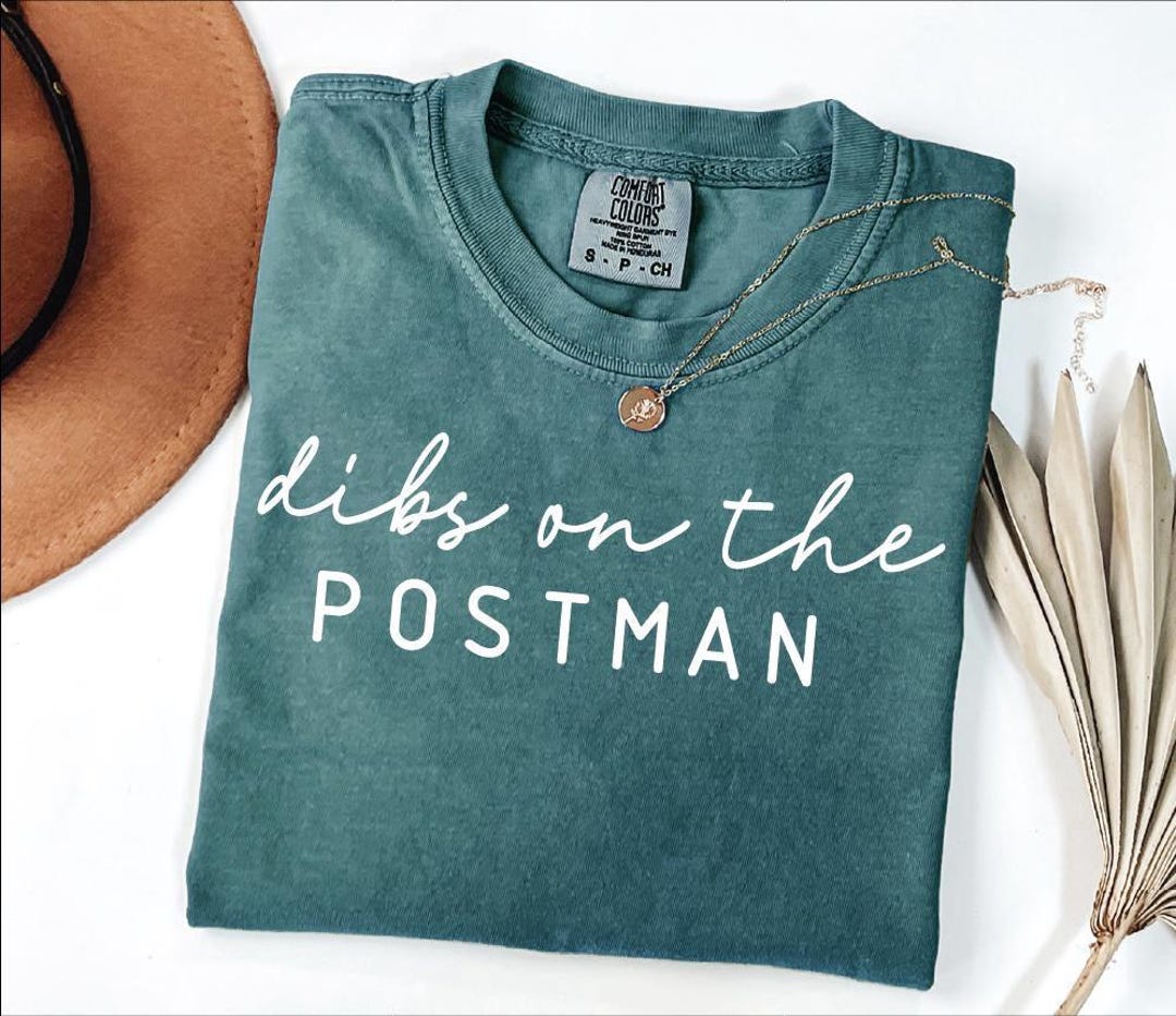Dibs on the Postman Shirt, Postman Wife Shirt, Postman Gift Tee, Funny ...