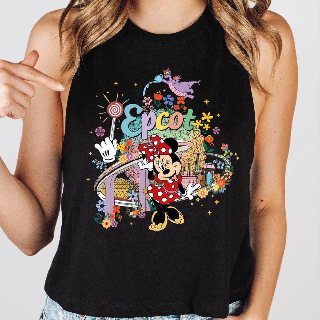 Epcot World Tour Tank Top, Family Vacation Tank Top for Her, Mouse and ...