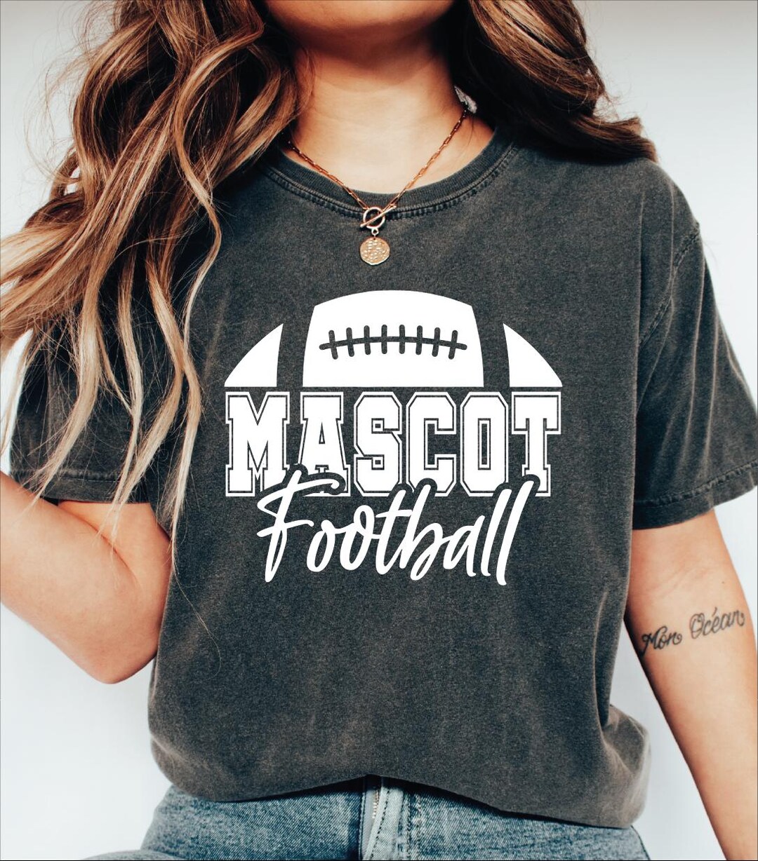 Custom Mascot Football Shirt, Football Game Day Shirt, Your Team ...