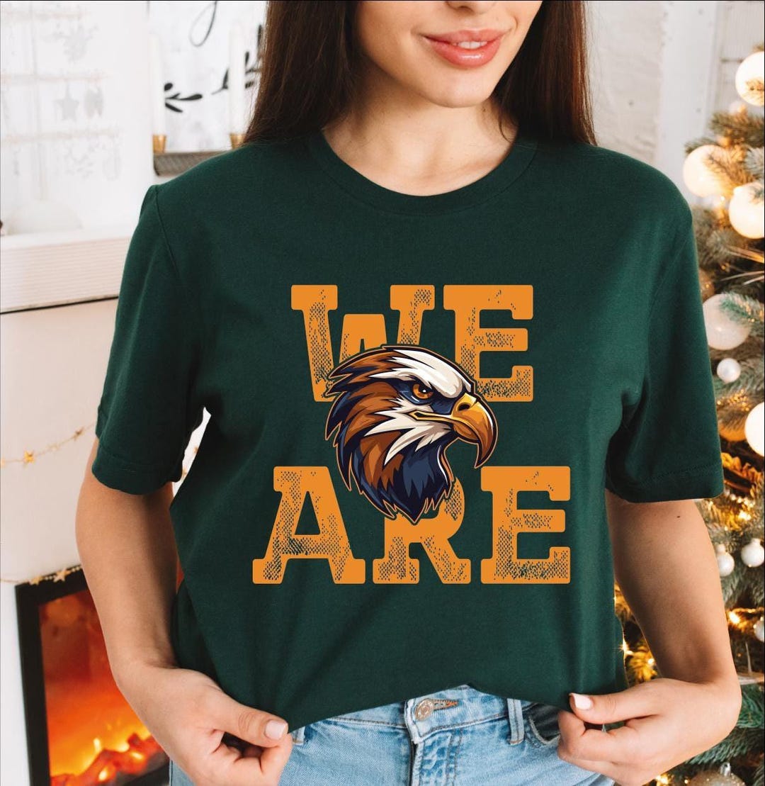 Eagles Mascot Shirt, Eagles Team Spirit Tshirt, School Spirit Group Shirts, Eagles Fan Gift Tee ...