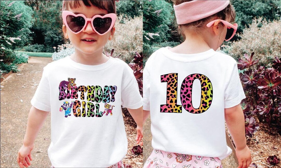 90s Birthday Girl Custom Shirt, Front and Back Tee, Adult Youth Toddler ...