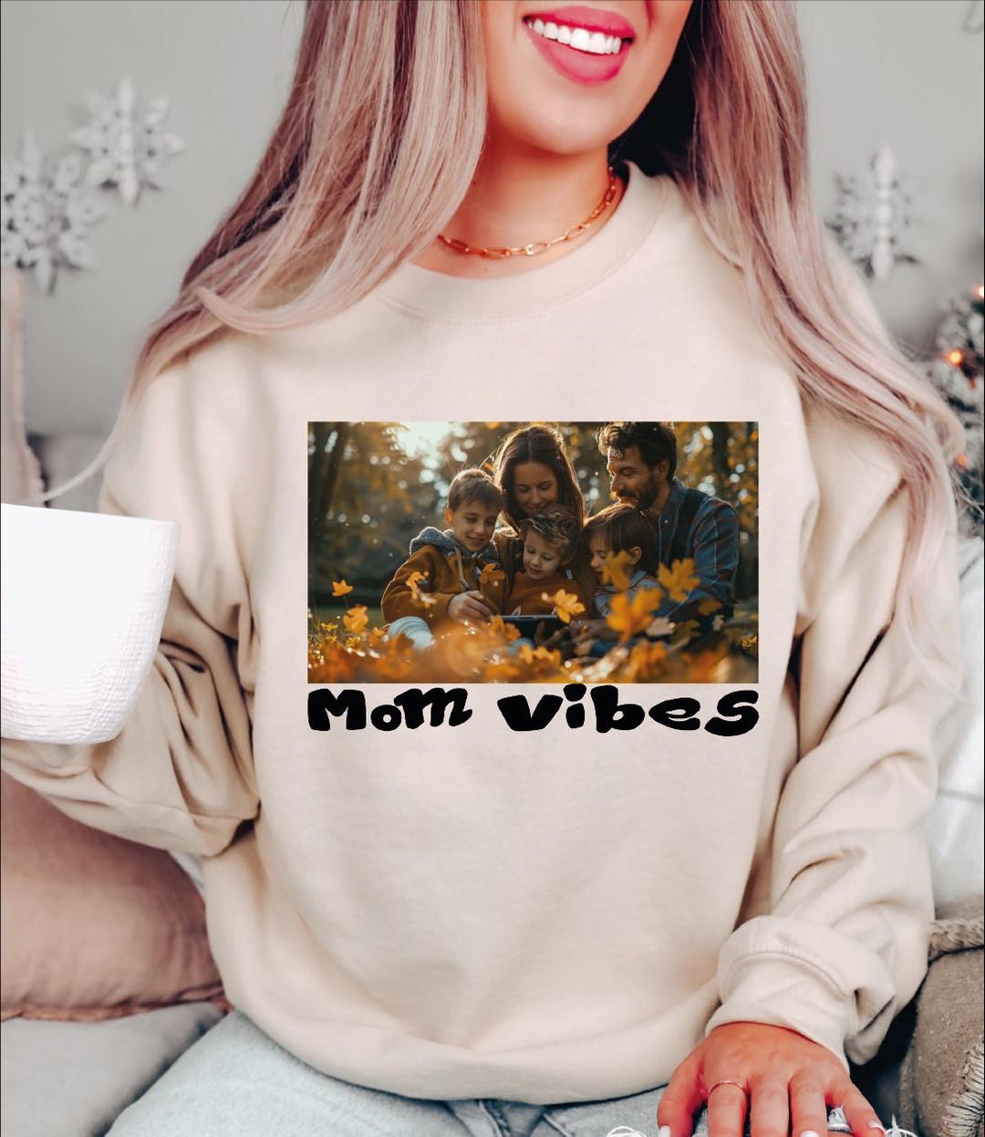 Custom Family Photo Sweatshirt, Customized Family Picture Sweatshirt ...