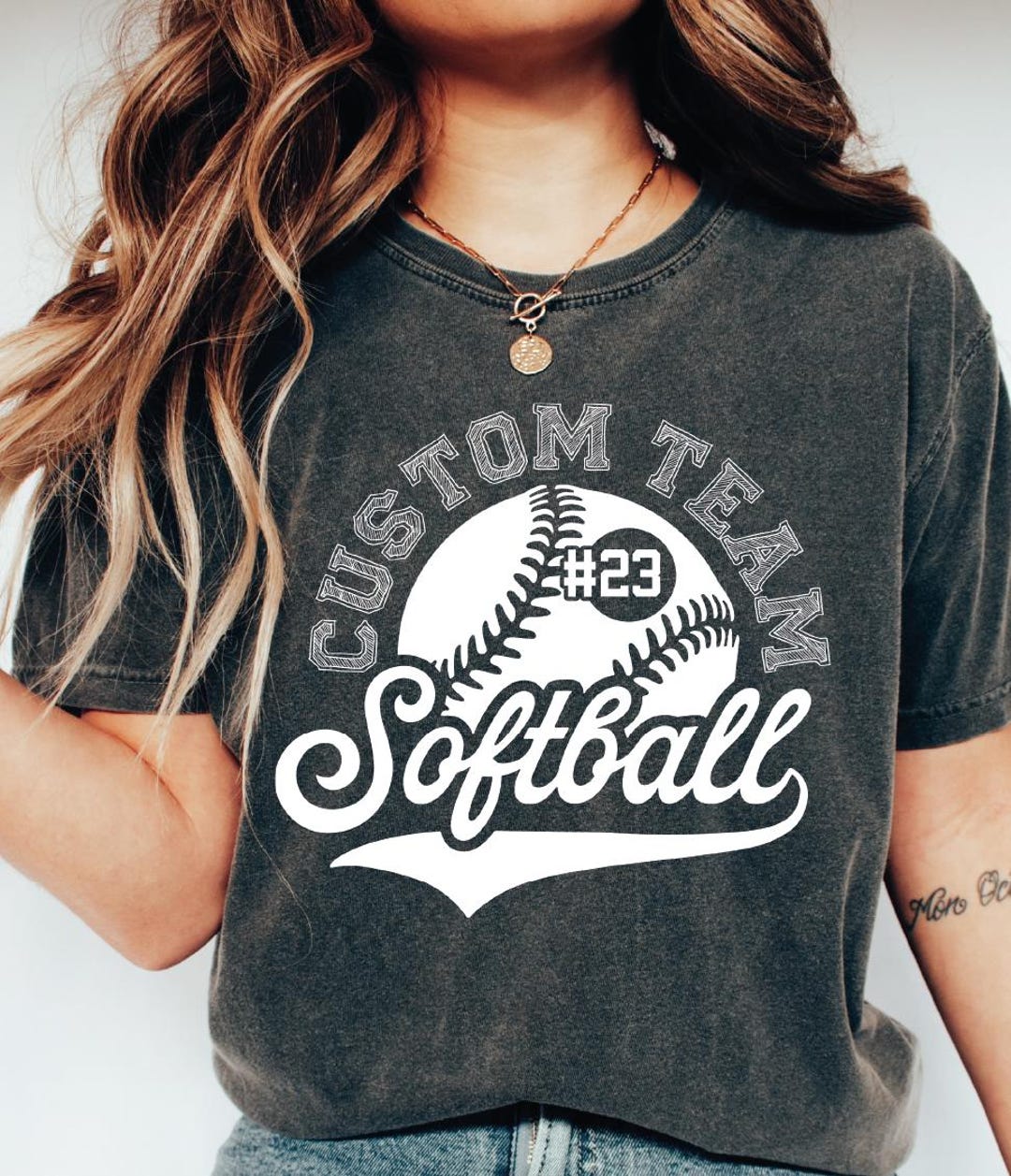 Personalized Softball Shirt, Game Day Tshirt, Softball Tee, Girls ...