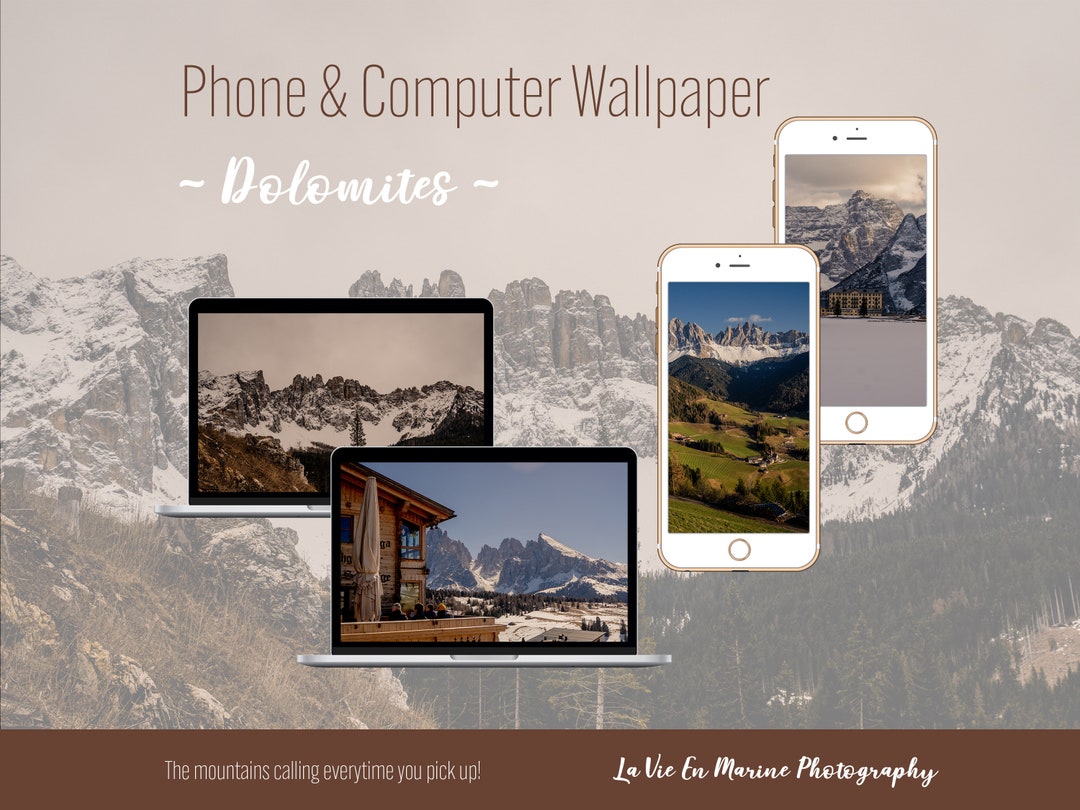 Phone Screensaver Bundle Dolomites, Dolomites Phone Wallpaper ...