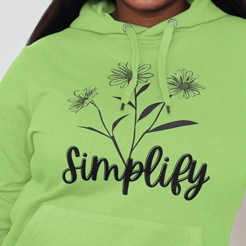 Simplify Flower Print PNG Minimalist Flower Print PNG Black and White ...