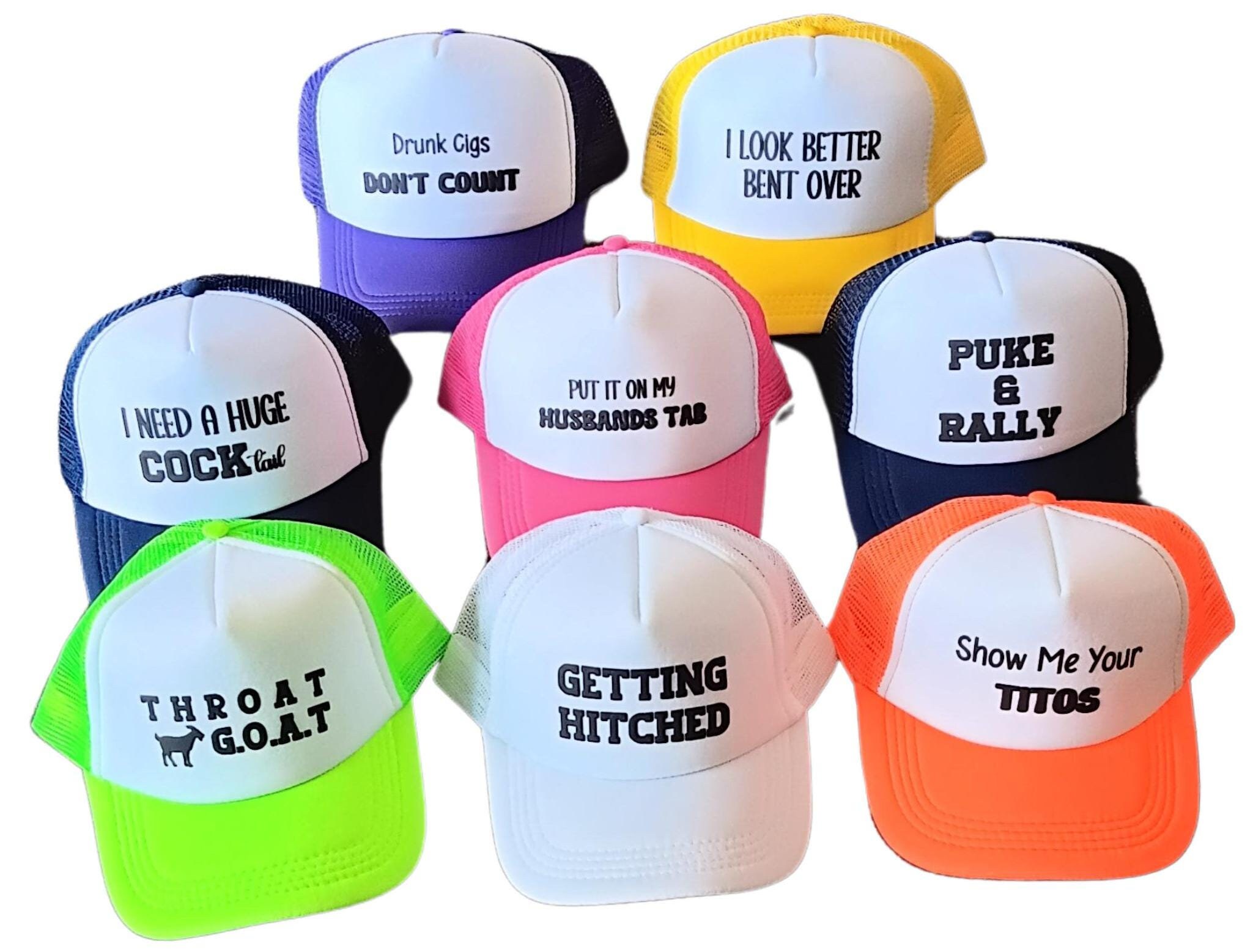 Puff Print Party Hats, Custom Crew Hat, Team / Totally Customizable ...