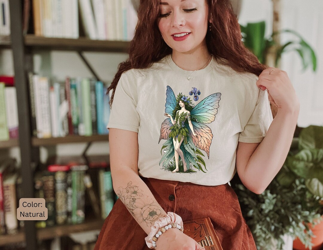 Fairycore Shirt, Cottagecore Shirt, Fairy T-shirt, Dark Academia Shirt ...