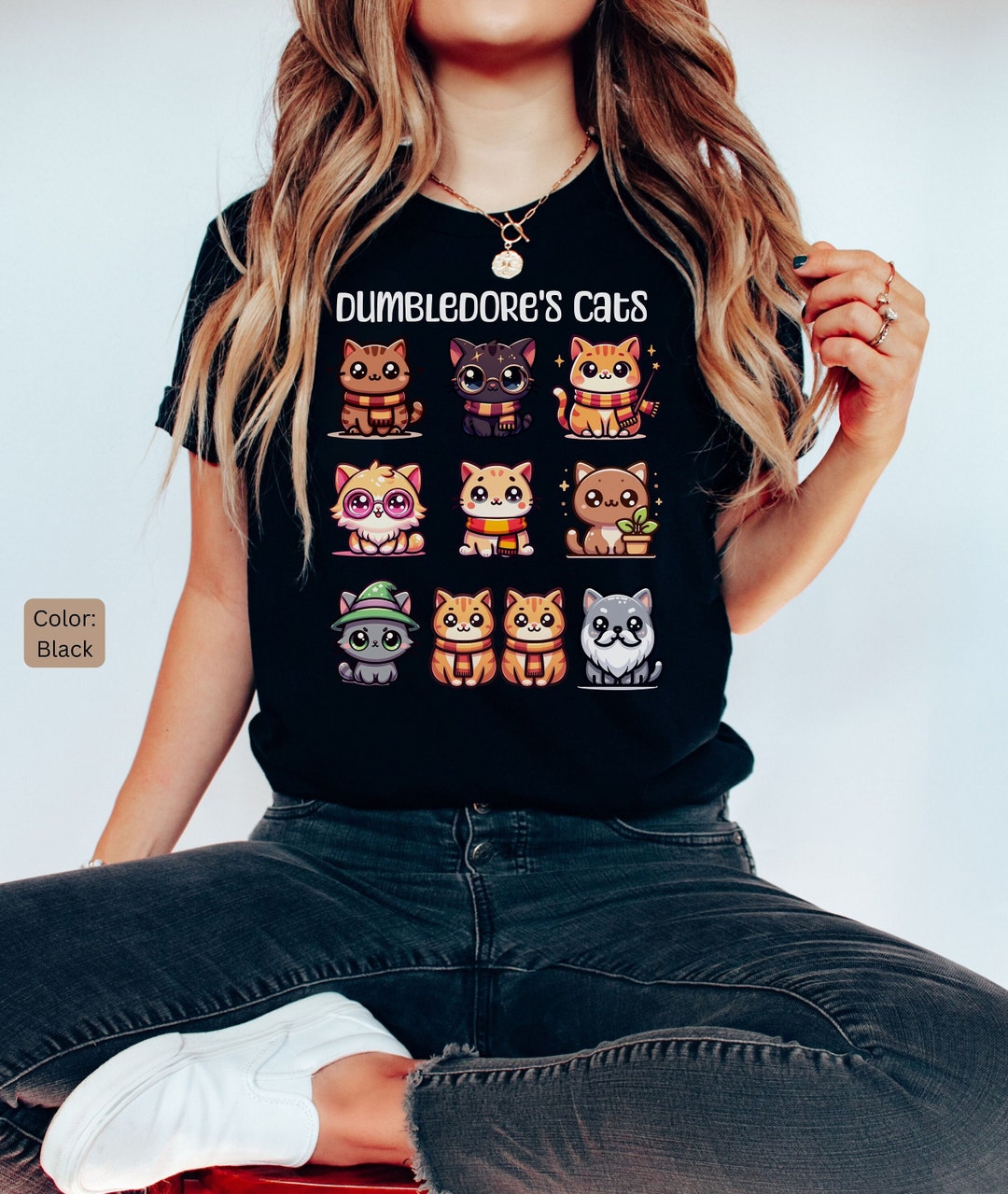 Potter Cats Shirt, Funny Cats Shirt Dumbledore's Cats, Gift for Cat ...