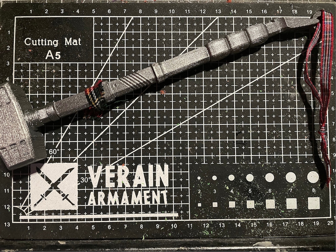 Mini Sledge SAS (RB6S) Breaching Hammer Caber, Tartan Ribbon Hanger, 3d ...