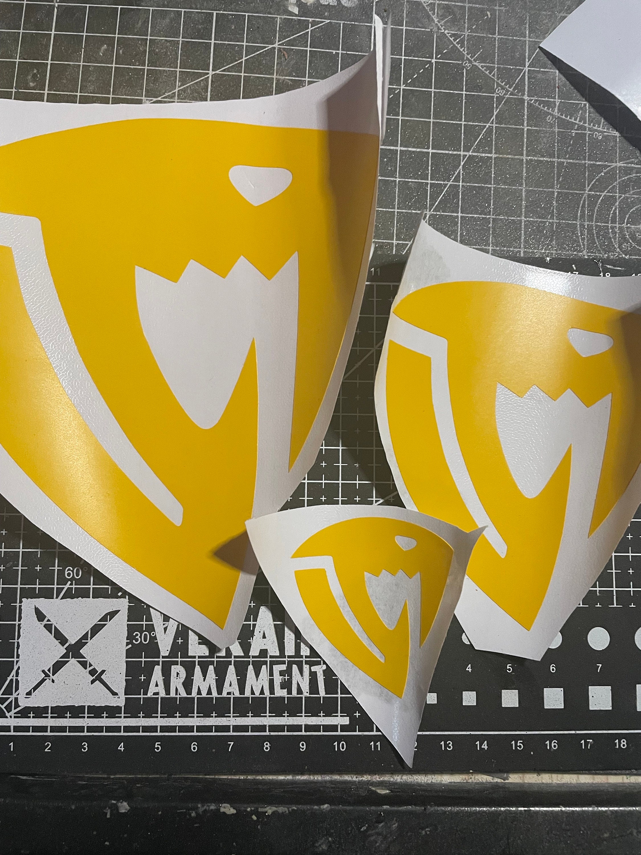 Sabertooth Anime Guild Logo Vinyl Sticker, Sticky Back Vinyl Matte ...