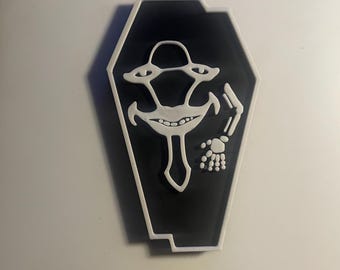 Custom Sword Art Online Laughing Coffin Logo Lightbox - Anime Inspired ...