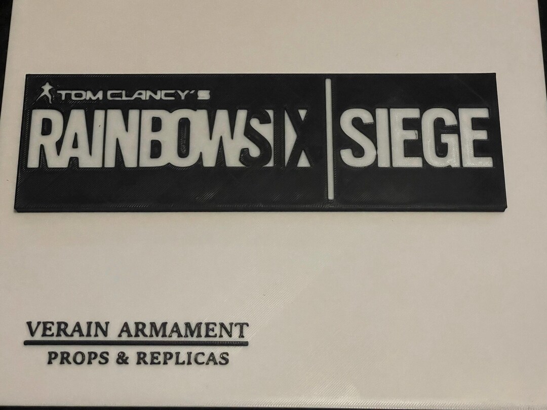 R6 Siege RB6S Logo Plaque - Etsy