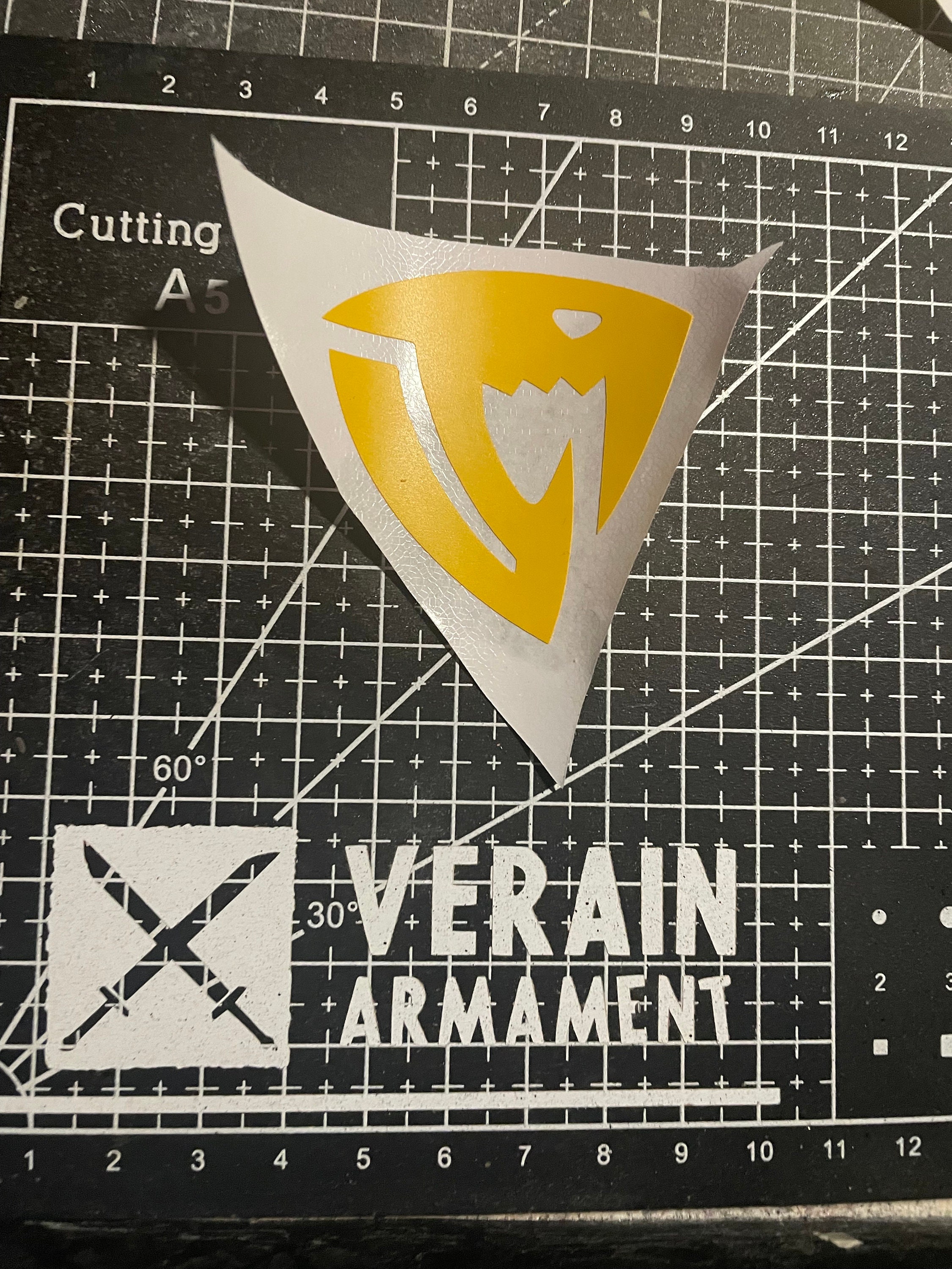 Sabertooth Anime Guild Logo Vinyl Sticker, Sticky Back Vinyl Matte ...