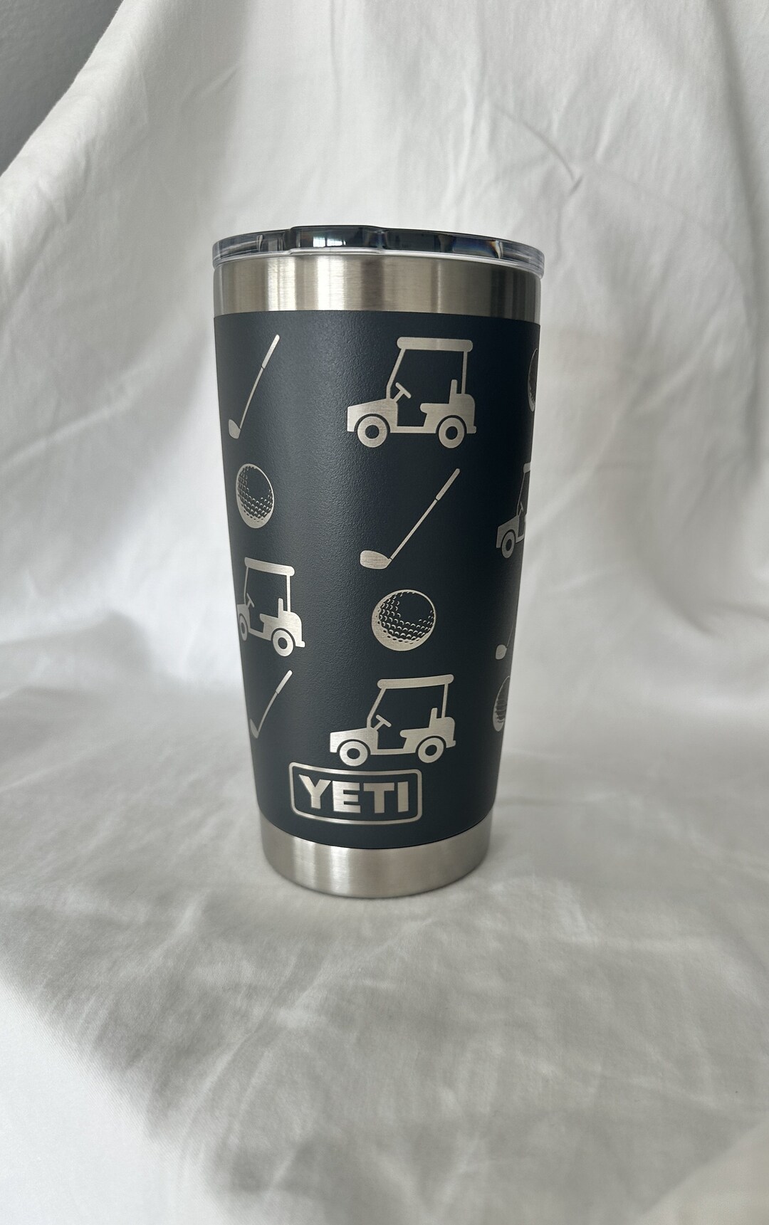 Laser Engraved Golf YETI Tumbler - 20oz Custom Coffee Mug - Etsy