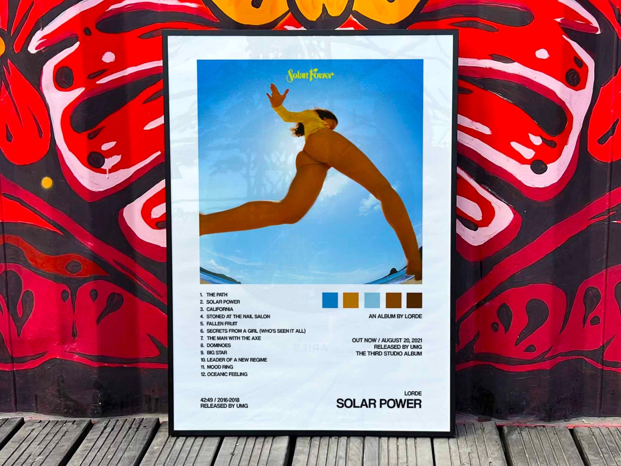 Lorde solar Power Album Cover Poster 2 - Etsy