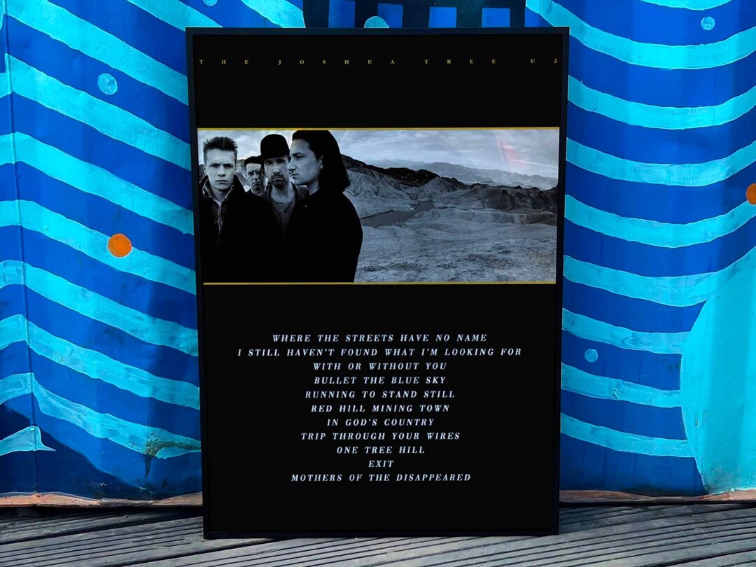 U2 the Joshua Tree Album Cover Poster fac - Etsy