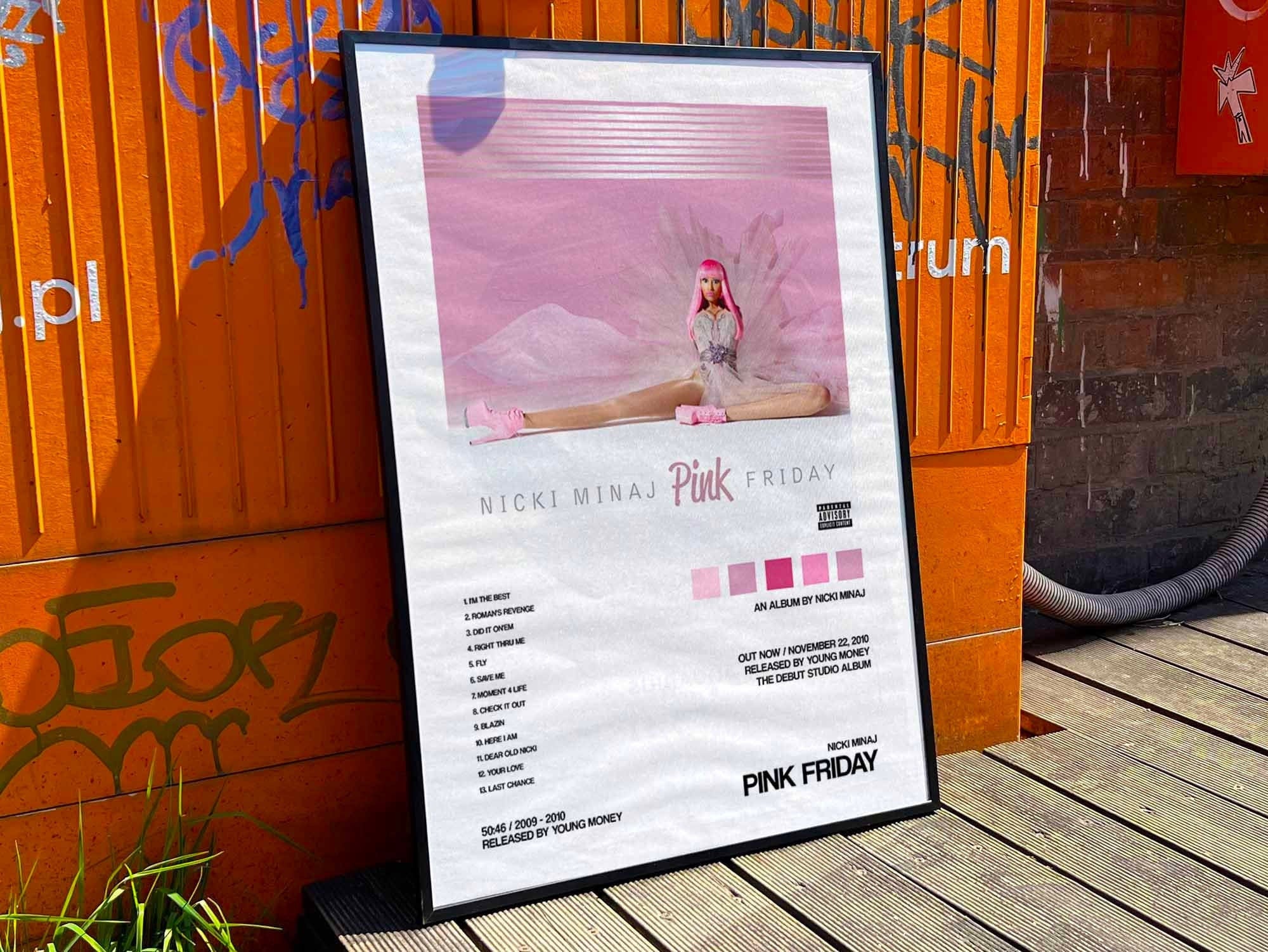 Nicki Minaj "Pink Friday" Album Cover Poster sold by Mirko Ilic Corp ...