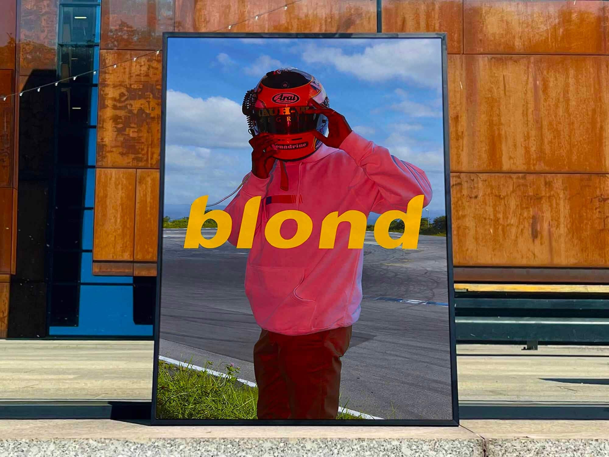 Frank Ocean Blonde Album Cover Poster Etsy