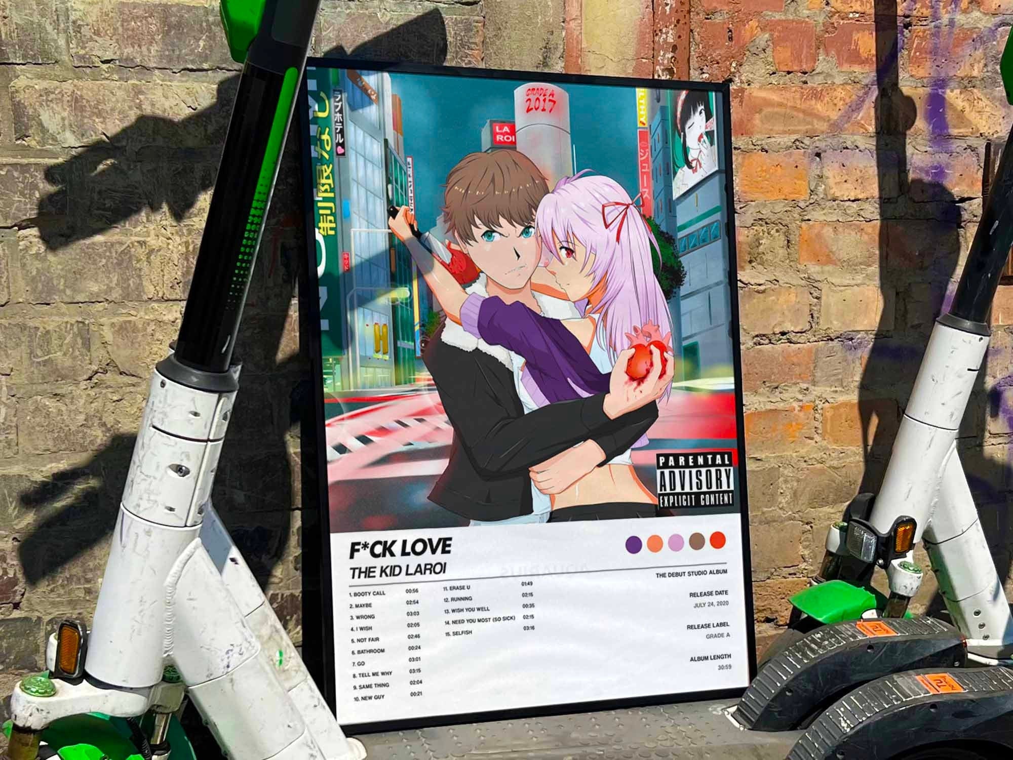 The Kid Laroi fuck Love Album Cover Poster 6 - Etsy
