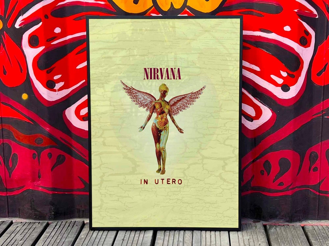 Nirvana in Utero Album Cover Poster fac - Etsy