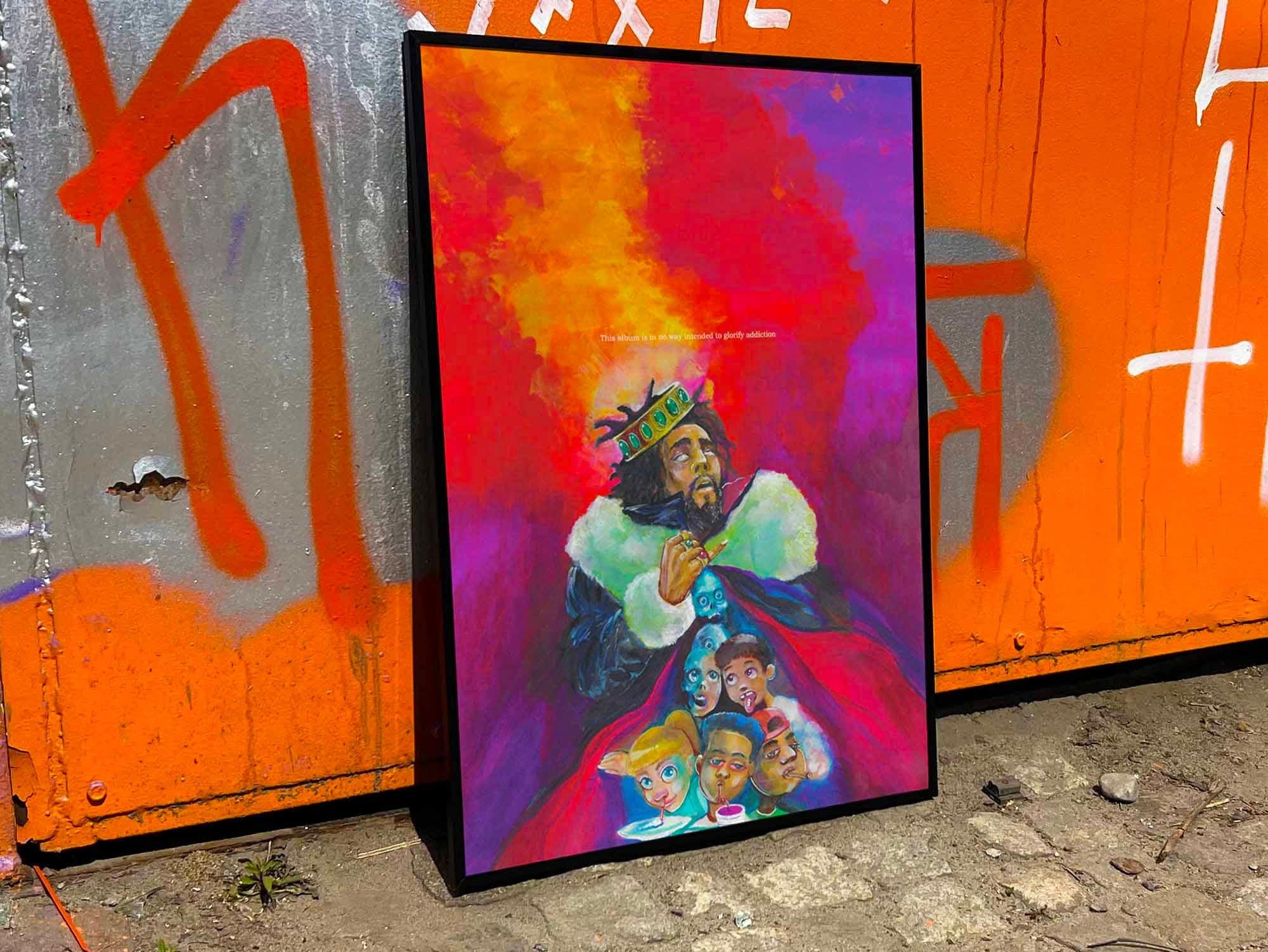 J Cole kod Album Cover Poster fac - Etsy