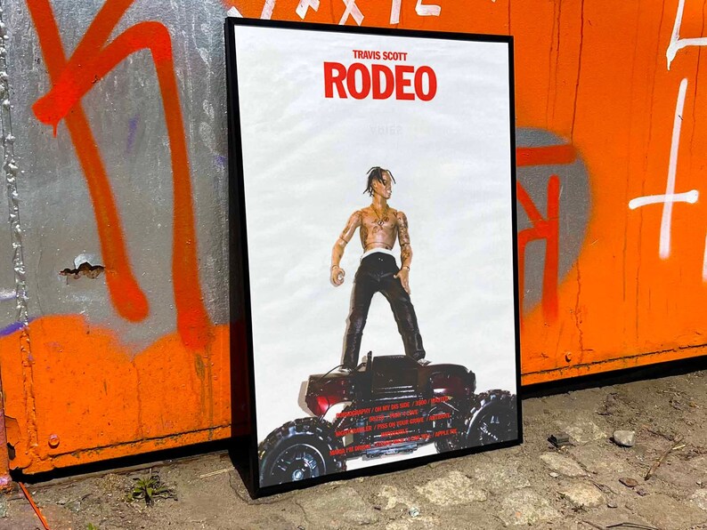 Travis Scott rodeo Album Cover Poster fac - Etsy Australia