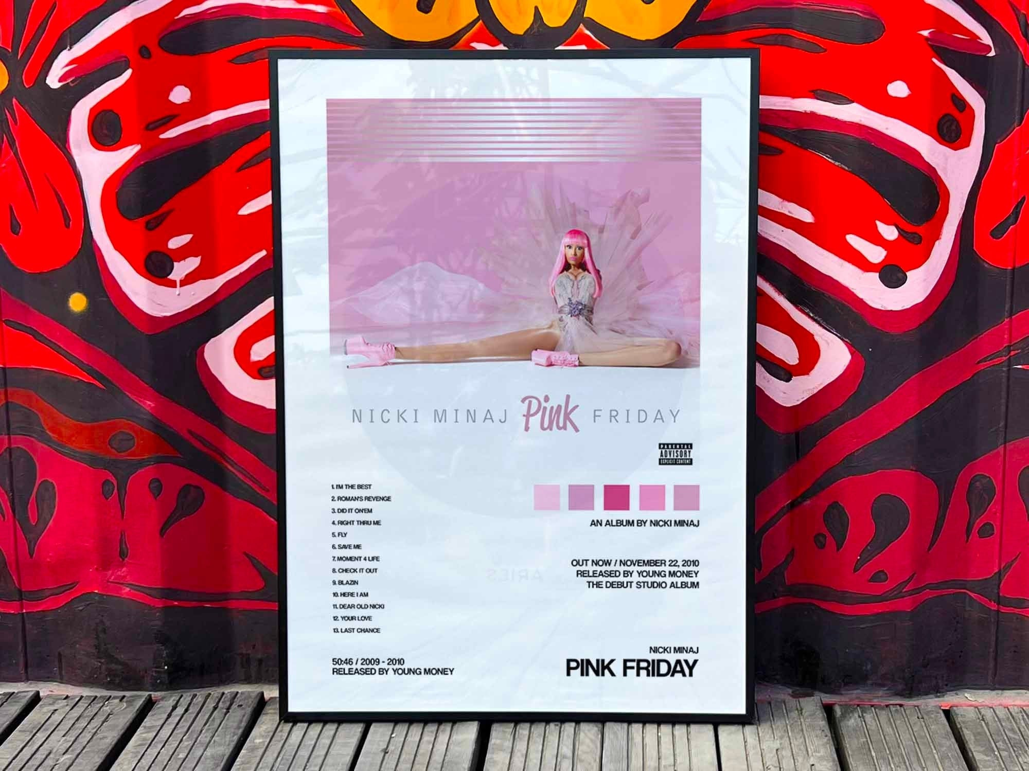 Nicki Minaj "Pink Friday" Album Cover Poster sold by Mirko Ilic Corp ...