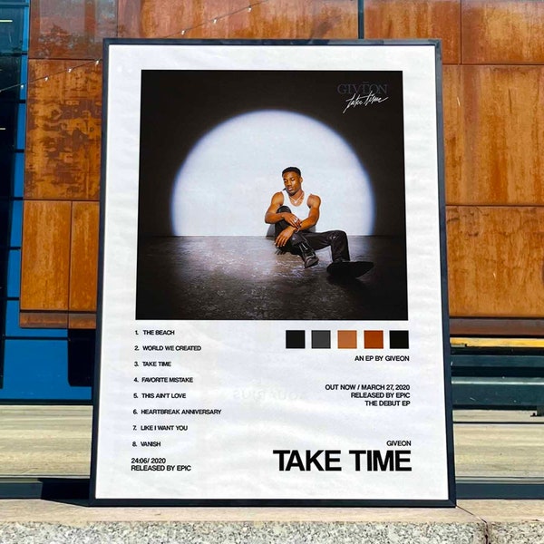 Take Time Album Poster - Etsy