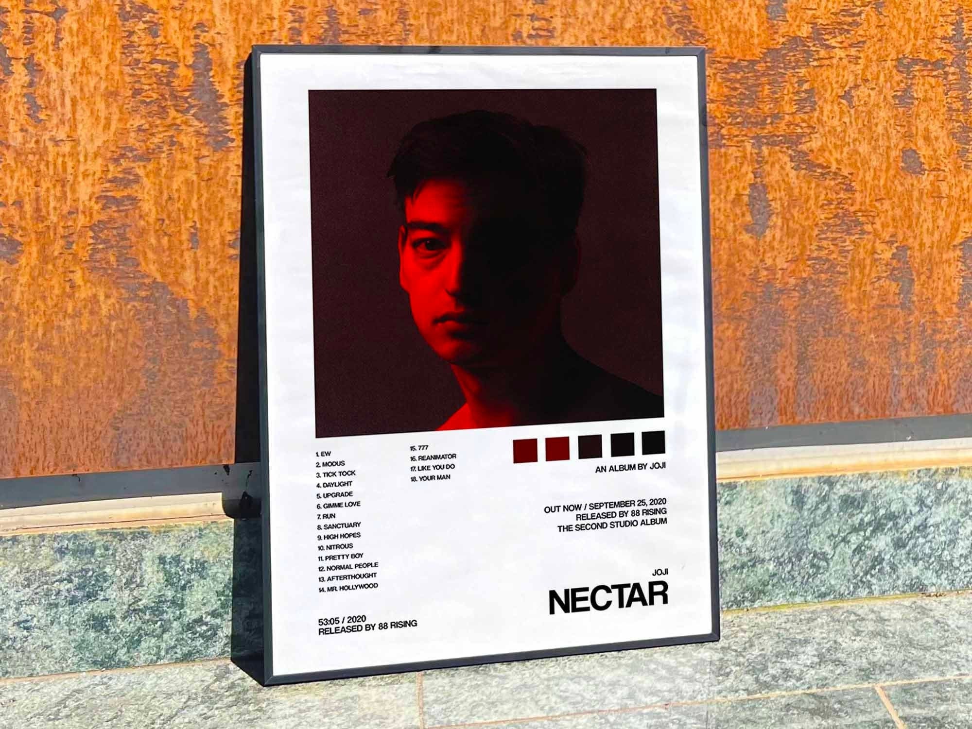 Joji "Nectar" Album Cover Poster sold by Bility Tumultuous | SKU 4696171 | Printerval Australia