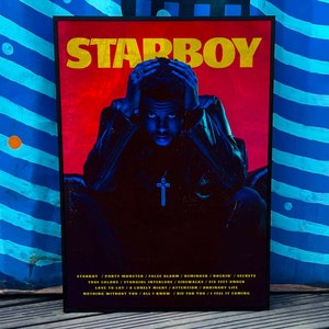 The Weeknd starboy Album Cover Poster fac - Etsy